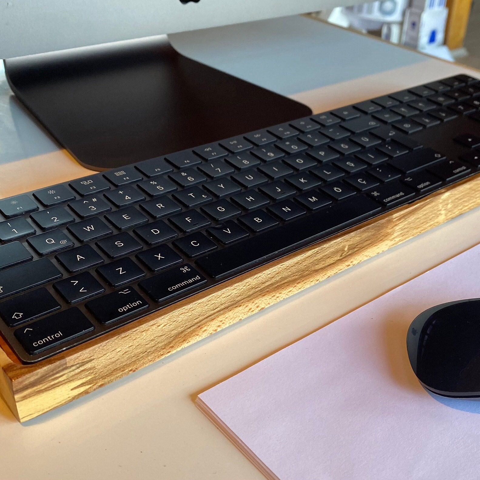 Apple Keyboard Stand Wood Work Keyboard Stand for Imac Imac Pro Solid ...