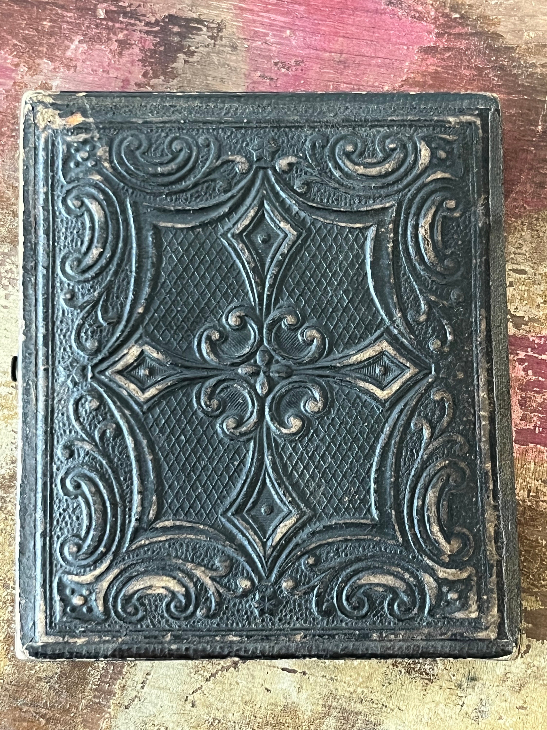 Antique Ambrotype Tooled Leather Union Case Part Three - Etsy