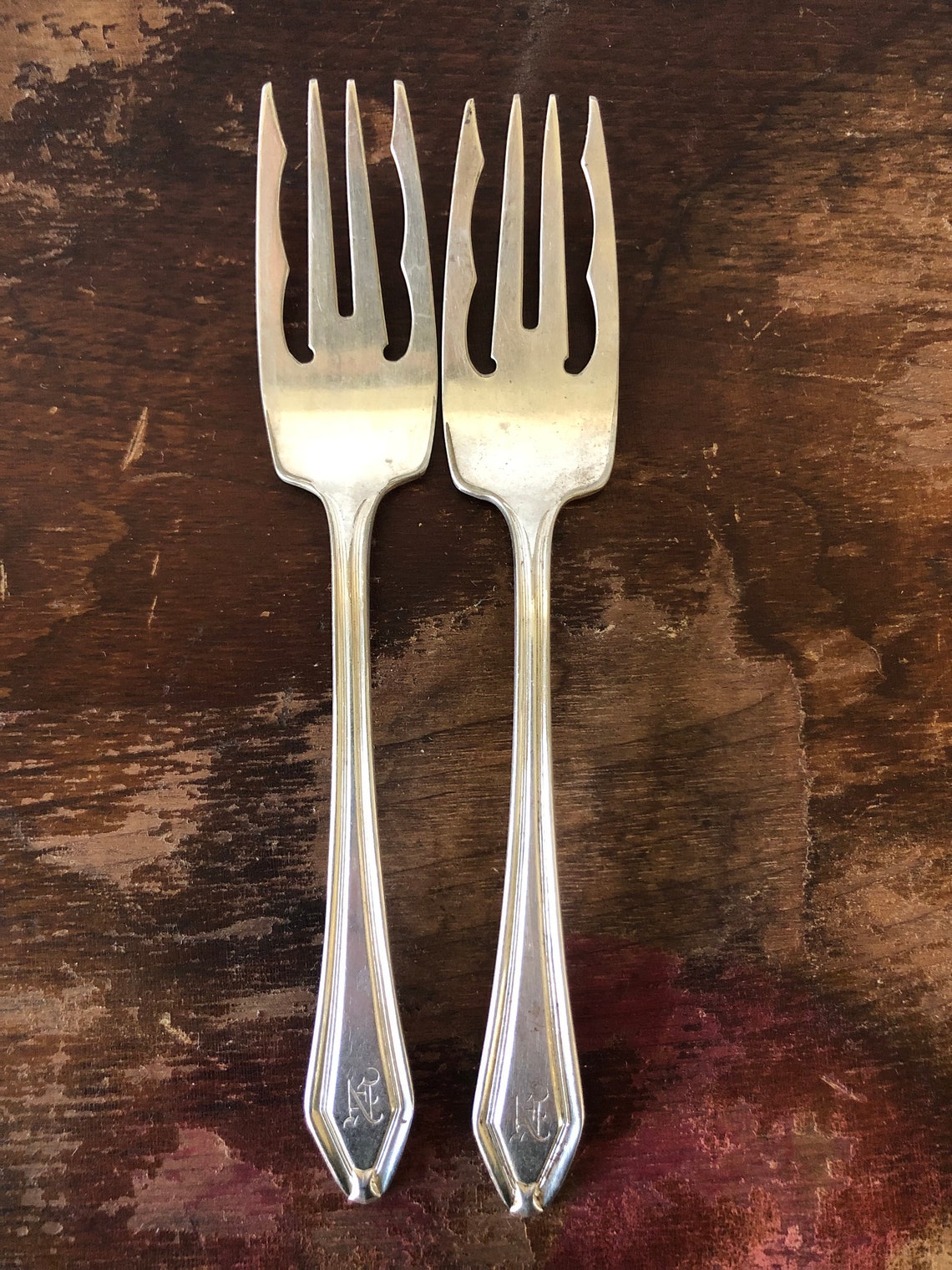 Vintage Silverplate Assorted Forks Table Accent Brunch Dinner - Etsy