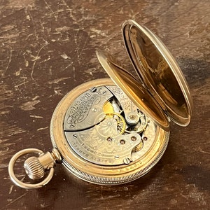 Antique Circa 1890 Waltham Hunting Case Gold Case Engraved “martha” NON ...