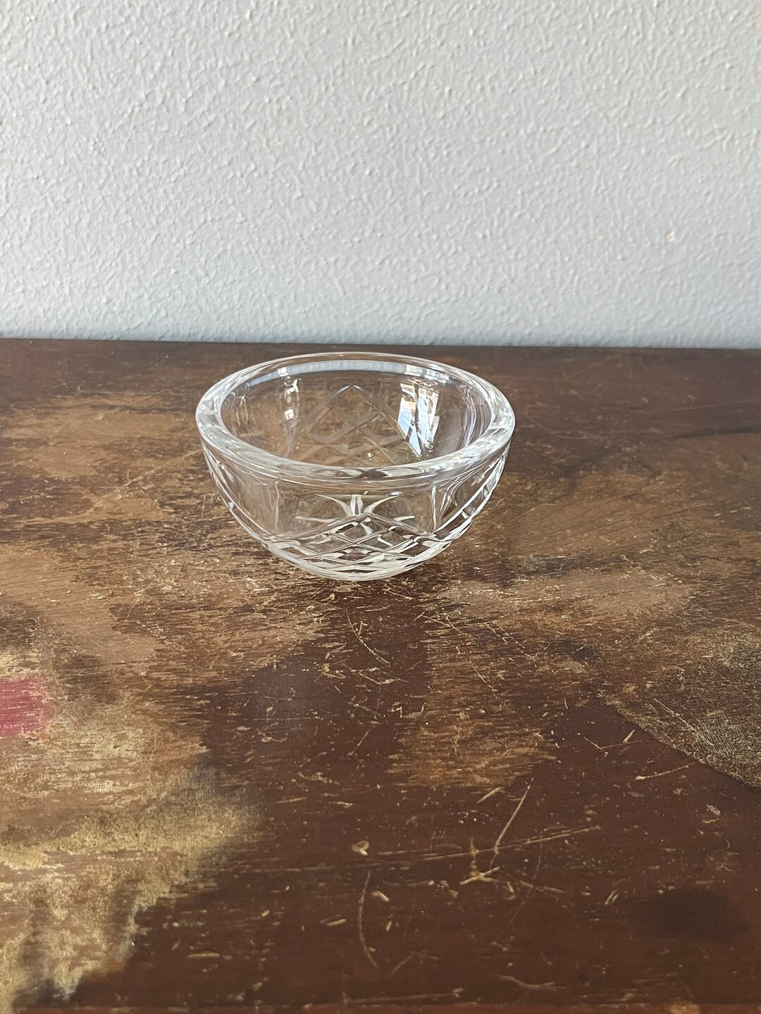 Small Crystal Finger Bowl Small Bowl Tablescaping Hosting Serving Table ...