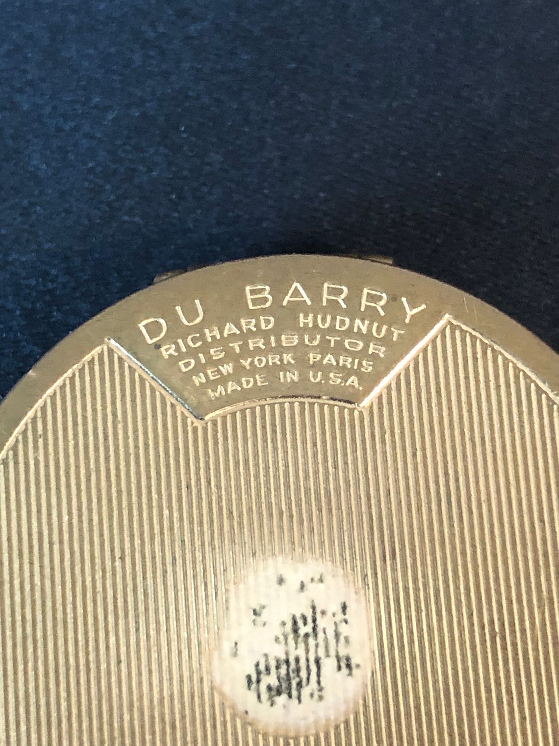 Vintage Du Barry Rouge Mirrored Compact New York Paris - Etsy