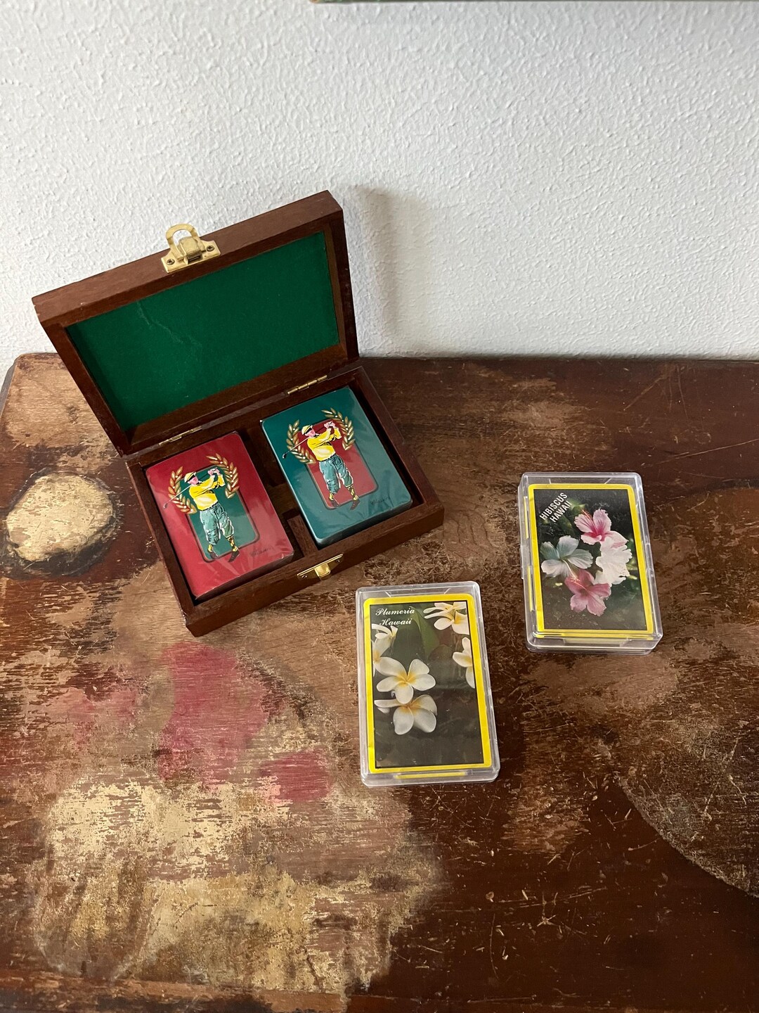 Vintage Playing Card Sets YOU PICK Vintage Cards Golf Boxed Set US ...