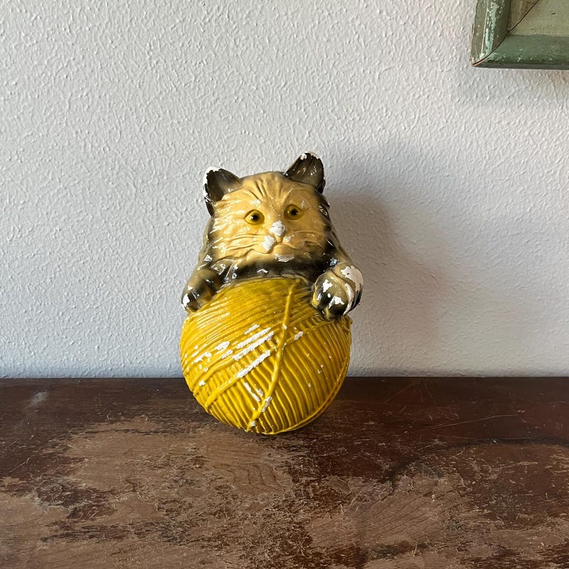 Chalk Ware String Holder - Etsy