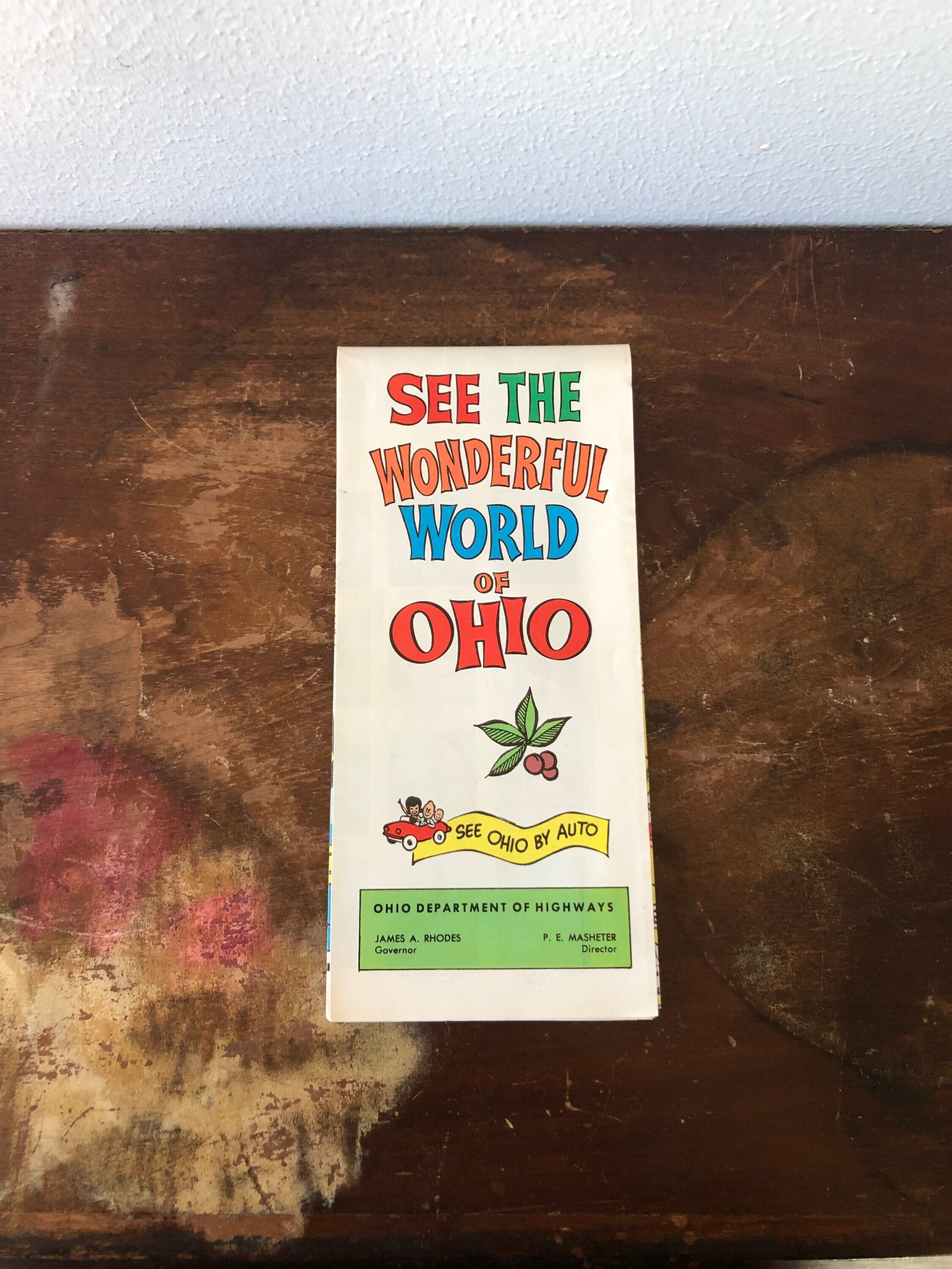 Vintage 1966 Illustrated Ohio State Map Great Cartoons Ohio - Etsy