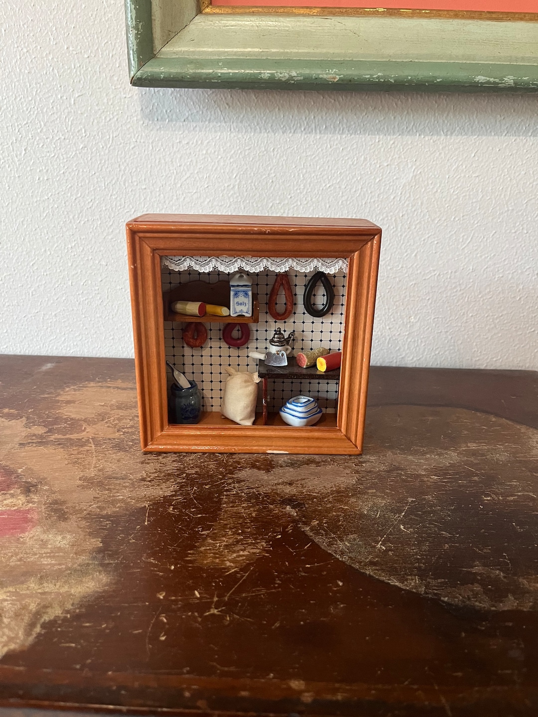 Reutter Miniature Butcher Shop Diorama Box Vintage German Porcelain ...