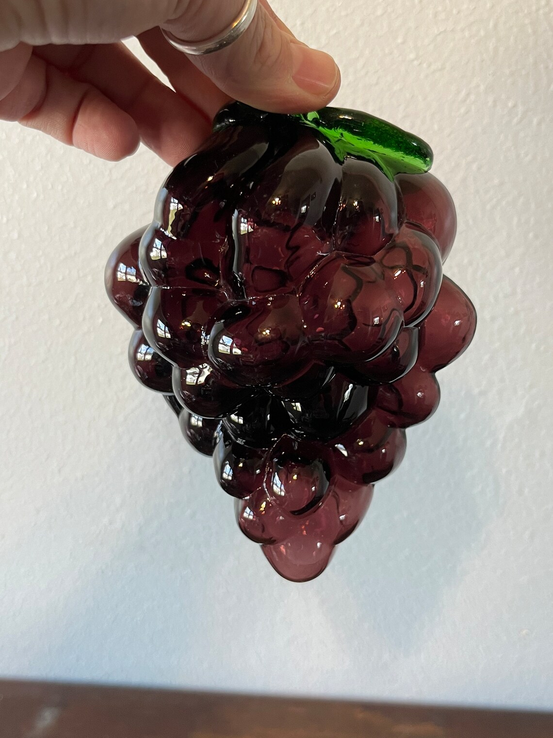 Colored Glass Grape Cluster Buch of Grapes Glass Sculpture - Etsy
