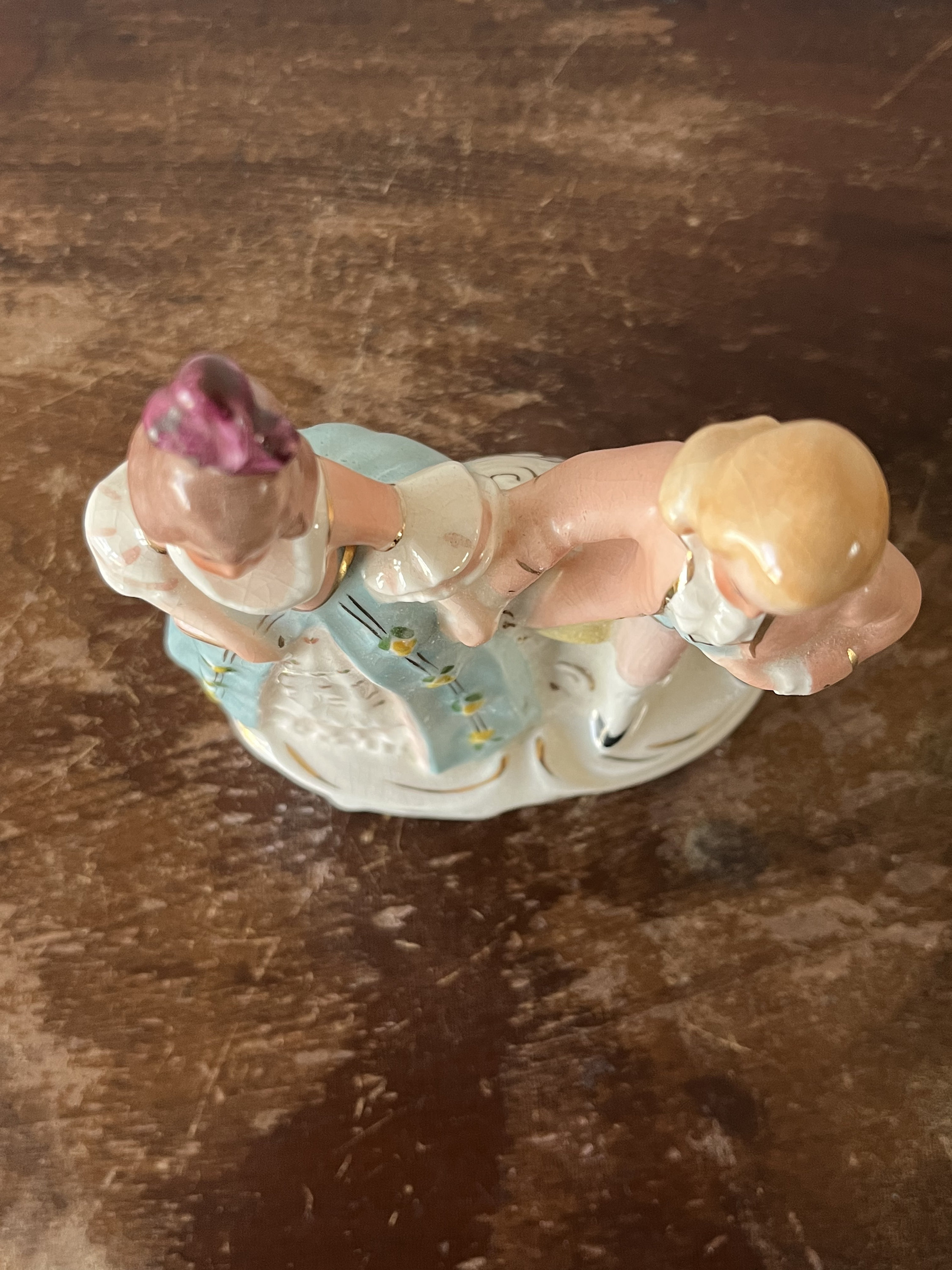 Vintage Staffordshire Style Coventry USA Porcelain Figurine “promenade ...