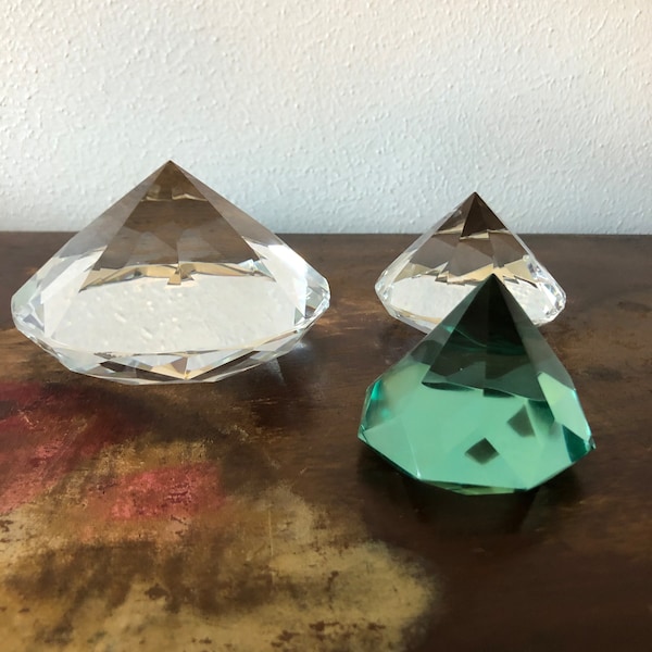 Crystal Paperweight - Etsy