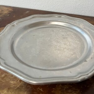 Vintage Winton RWP Pewter Plate Americana Wilton-columbia PA Table ...