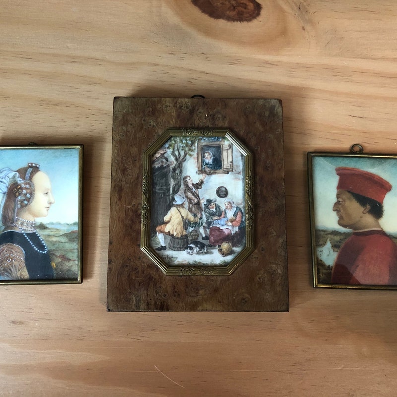 Miniature Paintings - Etsy
