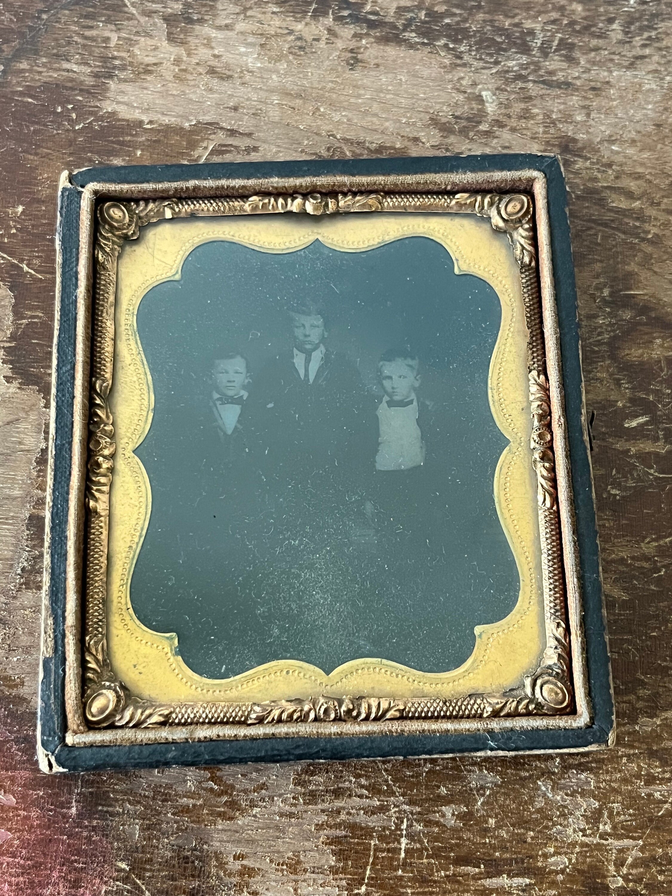 Antique Ambrotype Tooled Leather Union Case Part Three - Etsy