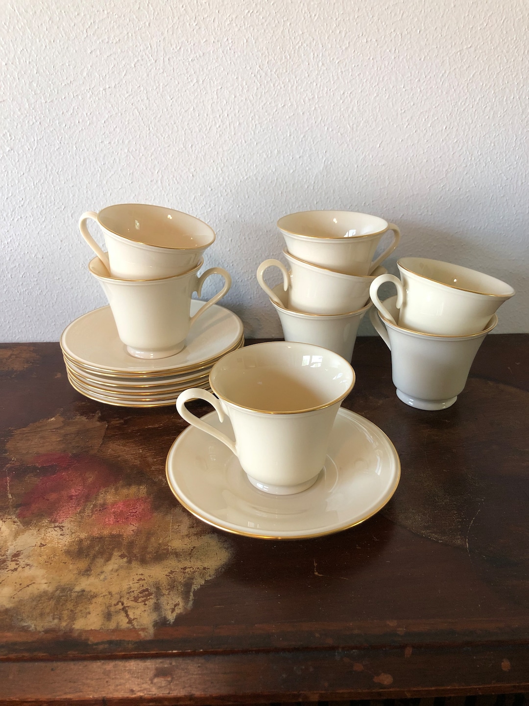 Lenox “special” Cup and Saucer Classic Ivory and Gold Open Stock YOU ...