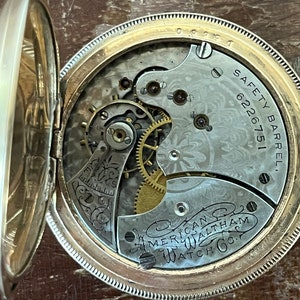 Antique Circa 1890 Waltham Hunting Case Gold Case Engraved “martha” NON ...