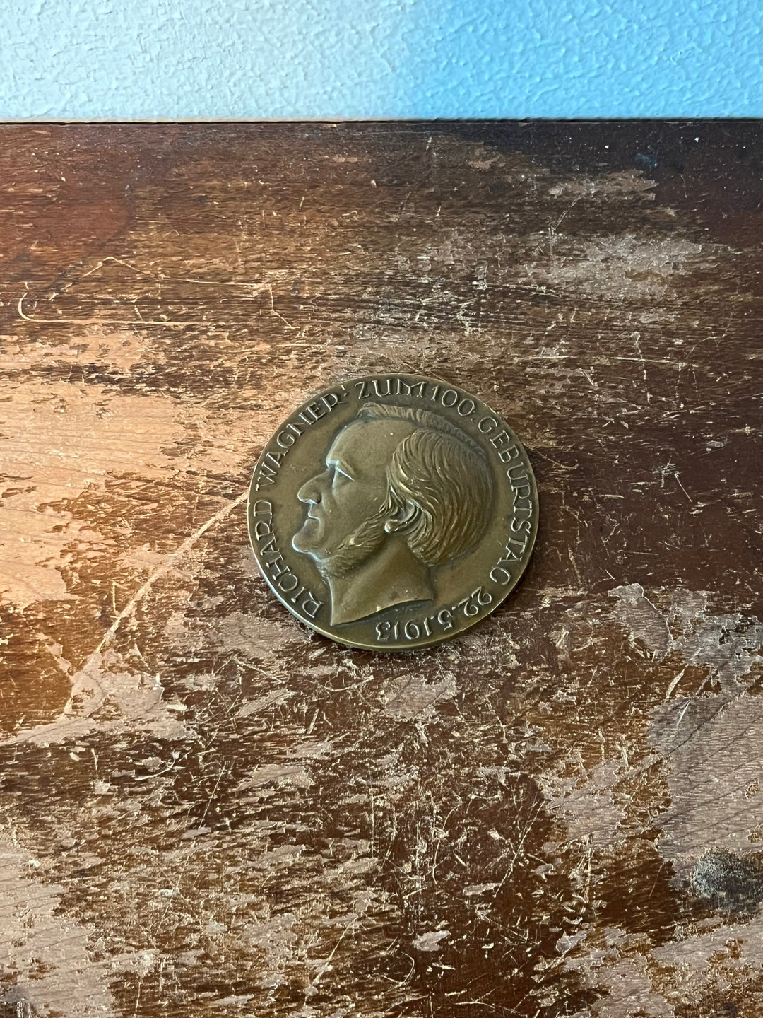 1913 Richard Wagner 100th Anniversary Bronze Medal May 22 1913 Bronze ...