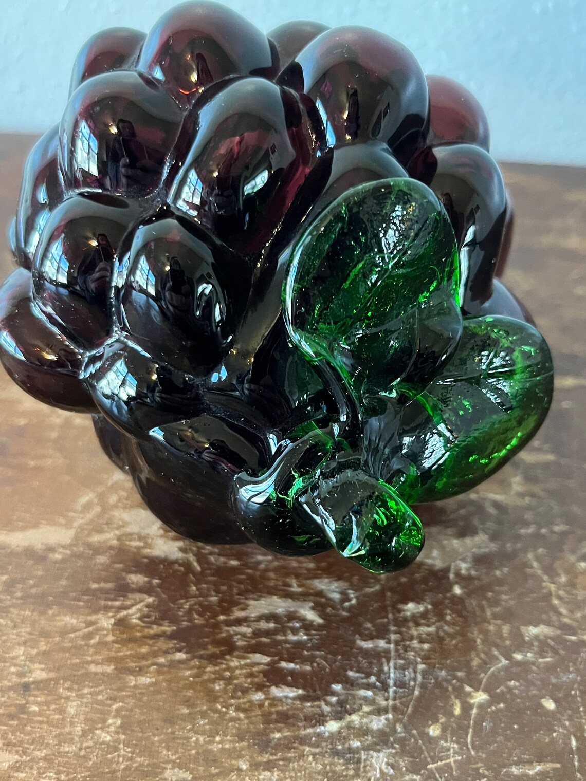 Colored Glass Grape Cluster Buch of Grapes Glass Sculpture - Etsy
