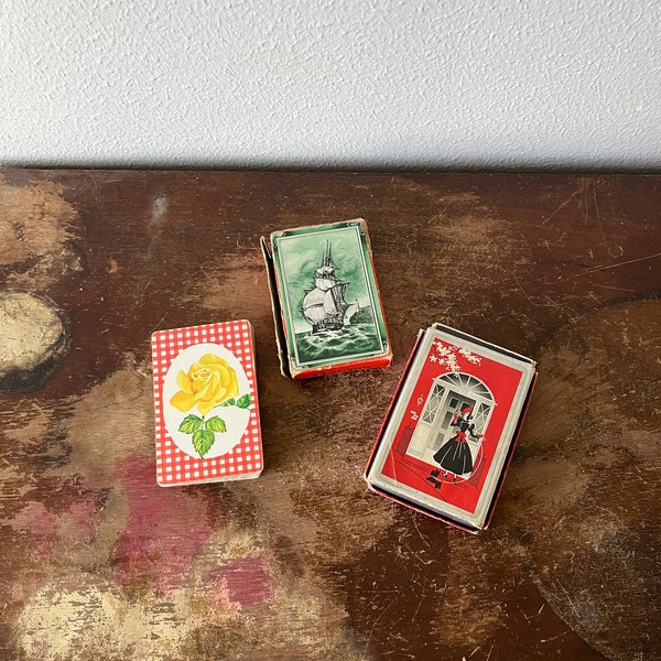 Retro Playing Cards - Etsy