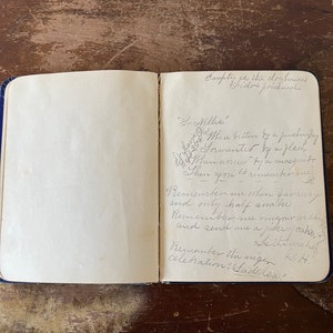 Antique 1800s Album Handwritten Notes Personal Notebook Ohio Birthday ...