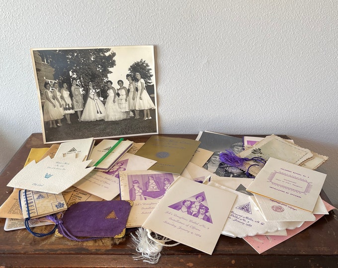 Vintage Freemason Pocket Bible IYOB Filiae Jobs Daughters KJV King ...