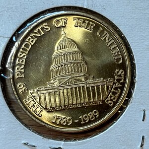 The 39 Presidents of the United States 200 Year Commemorative Token ...