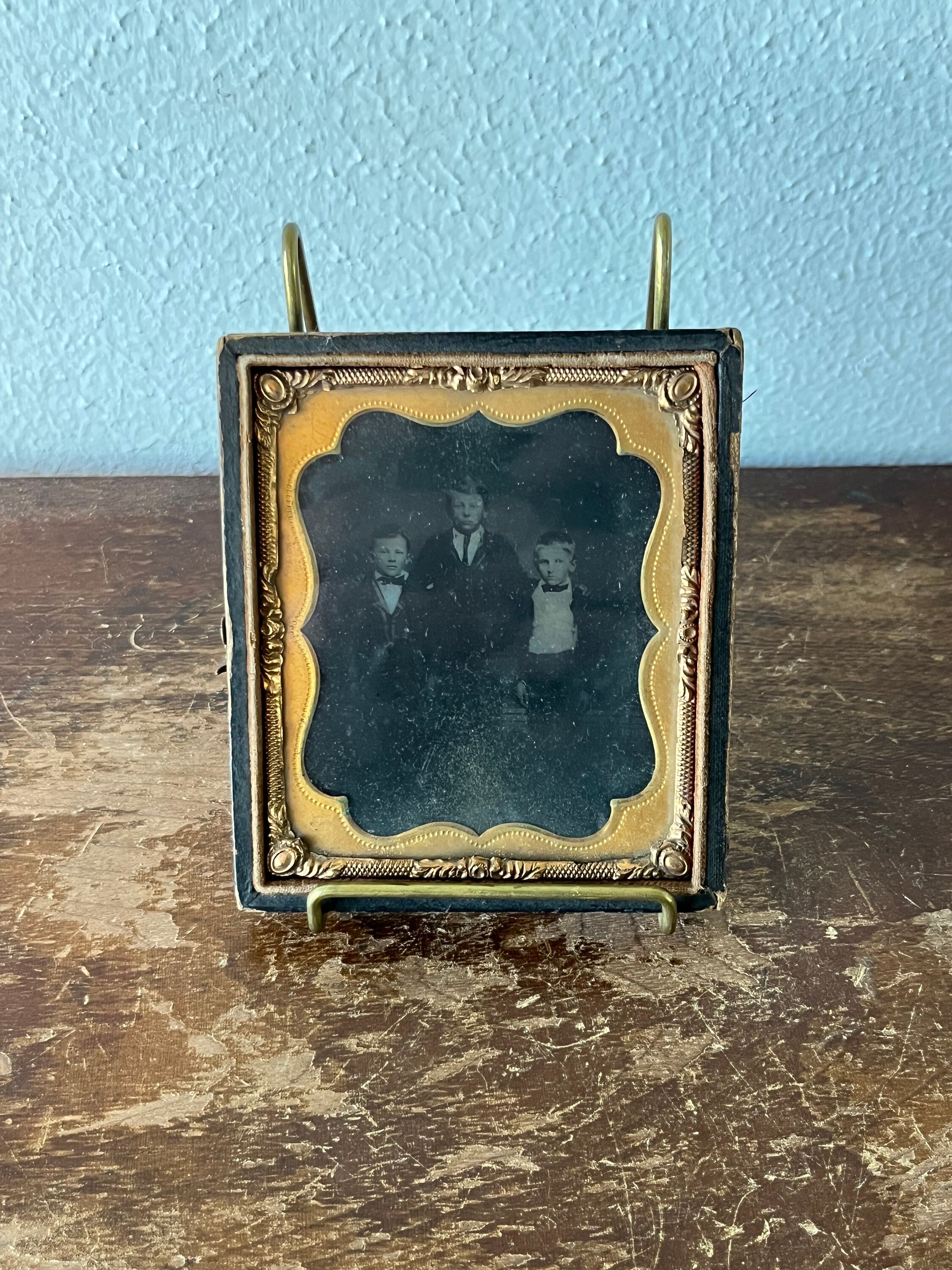 Antique Ambrotype Tooled Leather Union Case Part Three - Etsy