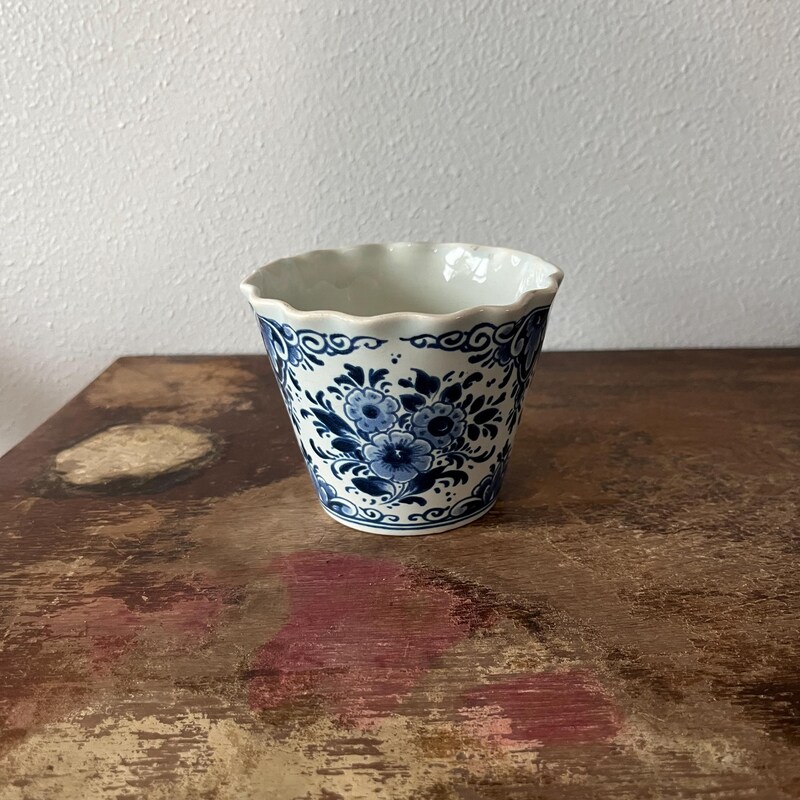 Delft Blue Planter - Etsy