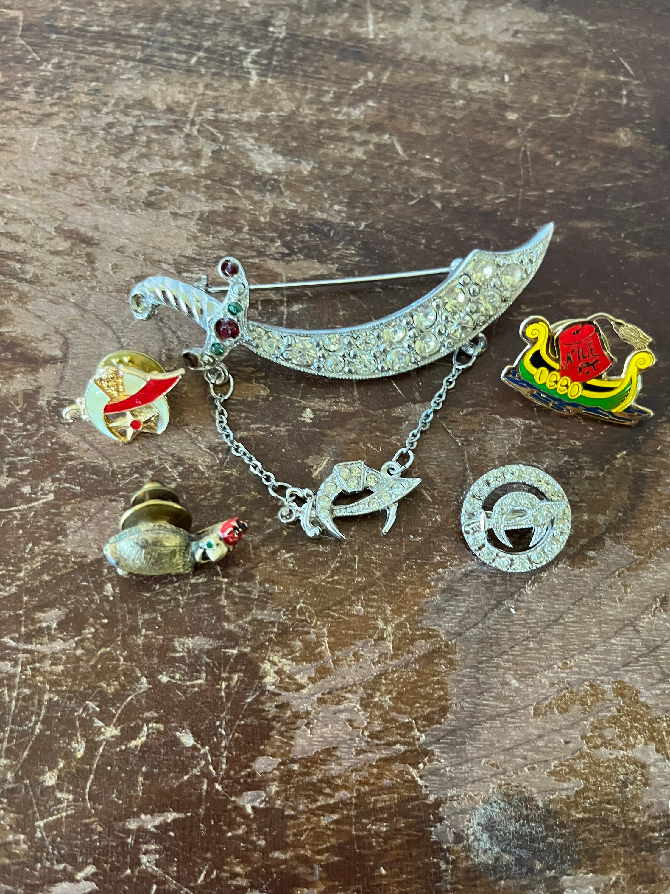 Vintage Shriners Accessories Pins Brooch Secret Society - Etsy
