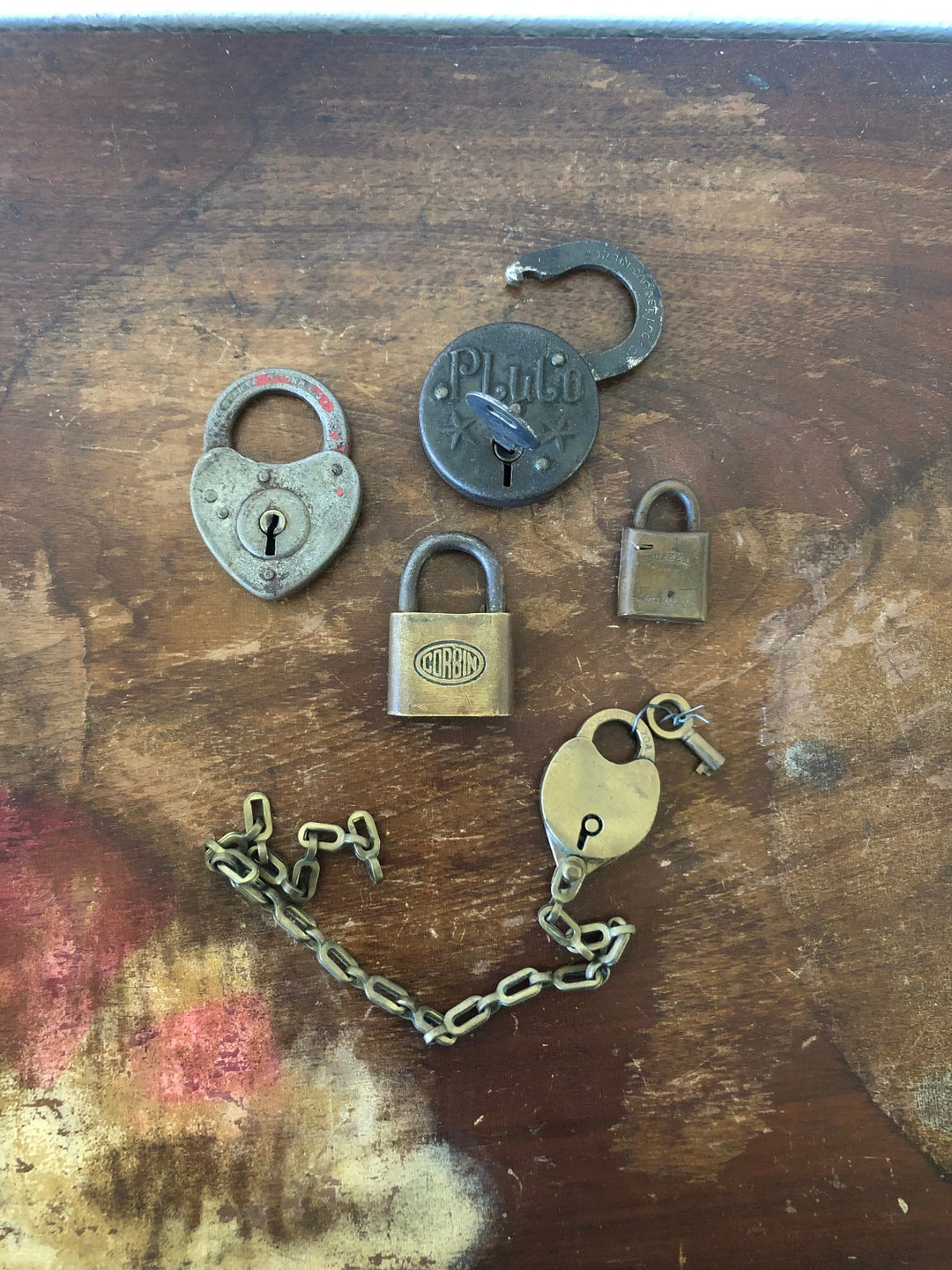 Vintage Locks Cool Collection You Pick Pluto Decor Decoration Corbin - Etsy
