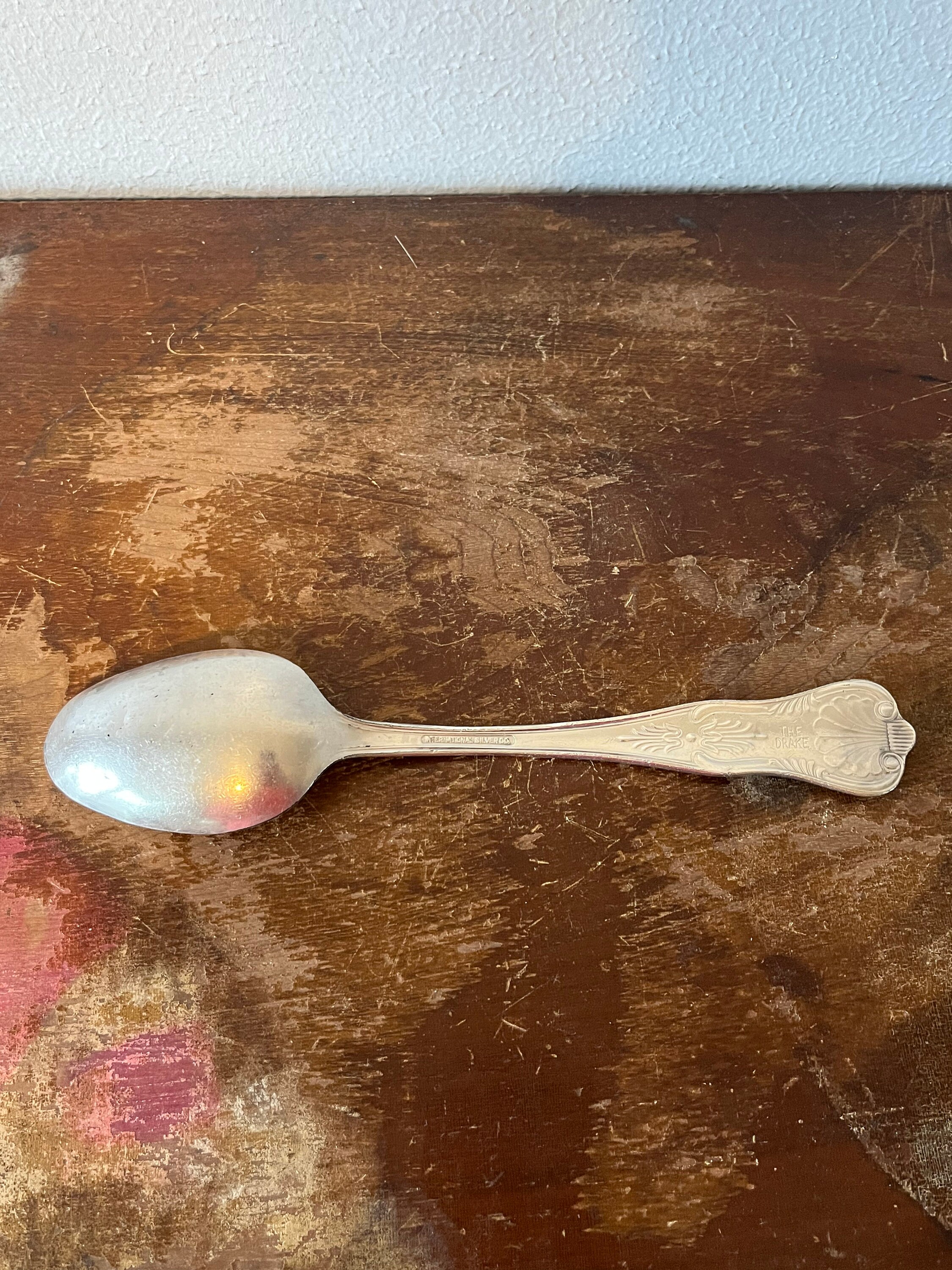 Antique Hotel Serving Spoon the Drake Hotel Kings Pattern Silverplate ...