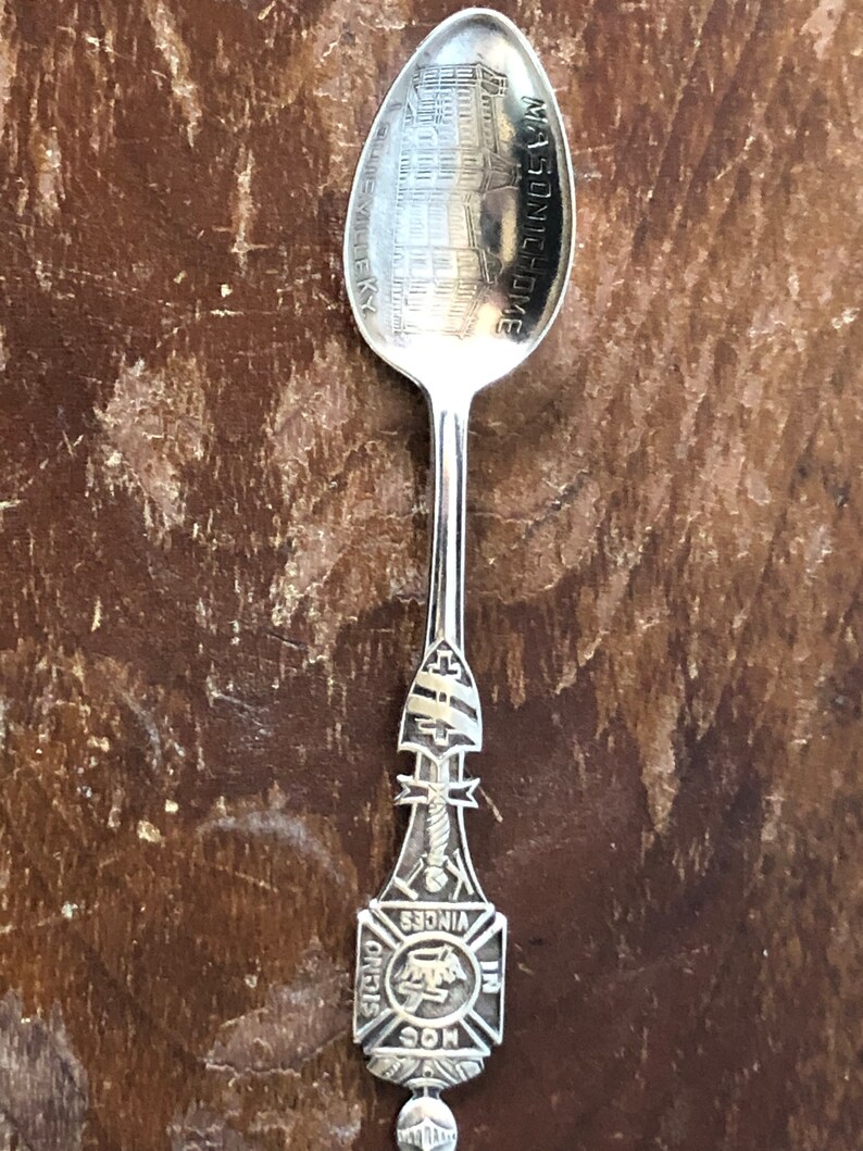Antique German Silver Masonic Home Louisville KY Spoon - Etsy