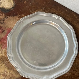 Vintage Winton RWP Pewter Plate Americana Wilton-columbia PA Table ...