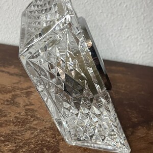 Waterford Crystal Square Desk Clock Cut Crystal Office Decor - Etsy