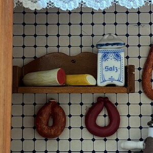 Reutter Miniature Butcher Shop Diorama Box Vintage German Porcelain ...