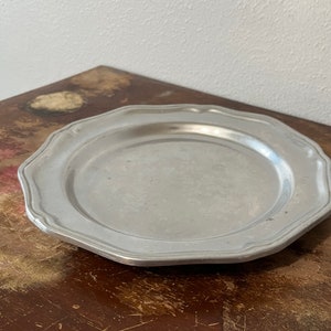 Vintage Winton RWP Pewter Plate Americana Wilton-columbia PA Table ...