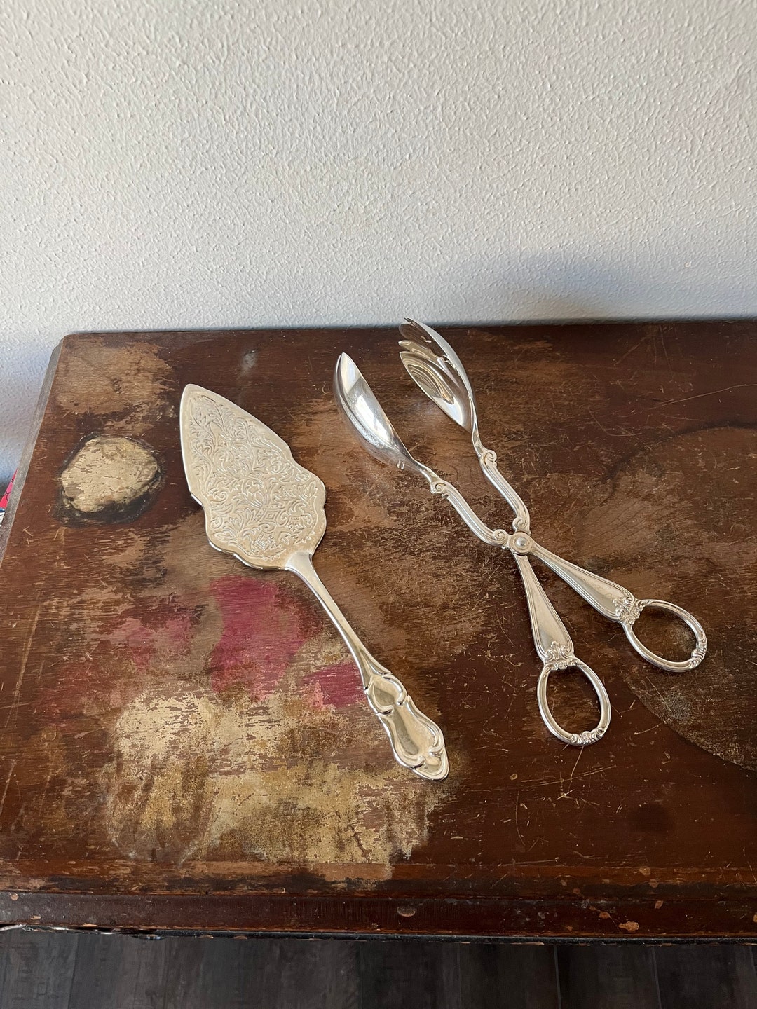 Vintage Silverplate Kitchen Utensils YOU PICK Serving Tongs Pie Server ...