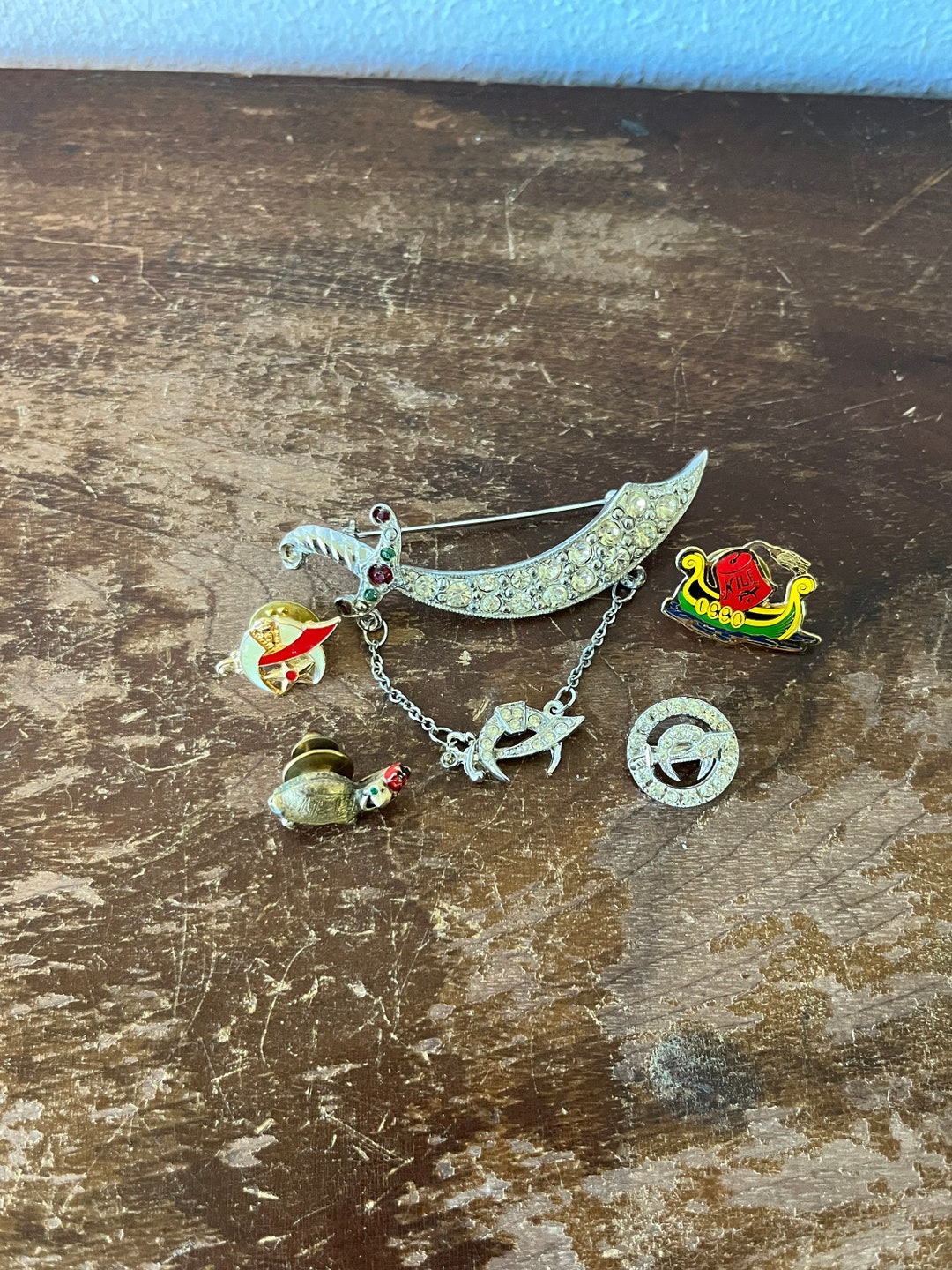 Vintage Shriners Accessories Pins Brooch Secret Society Members Only ...