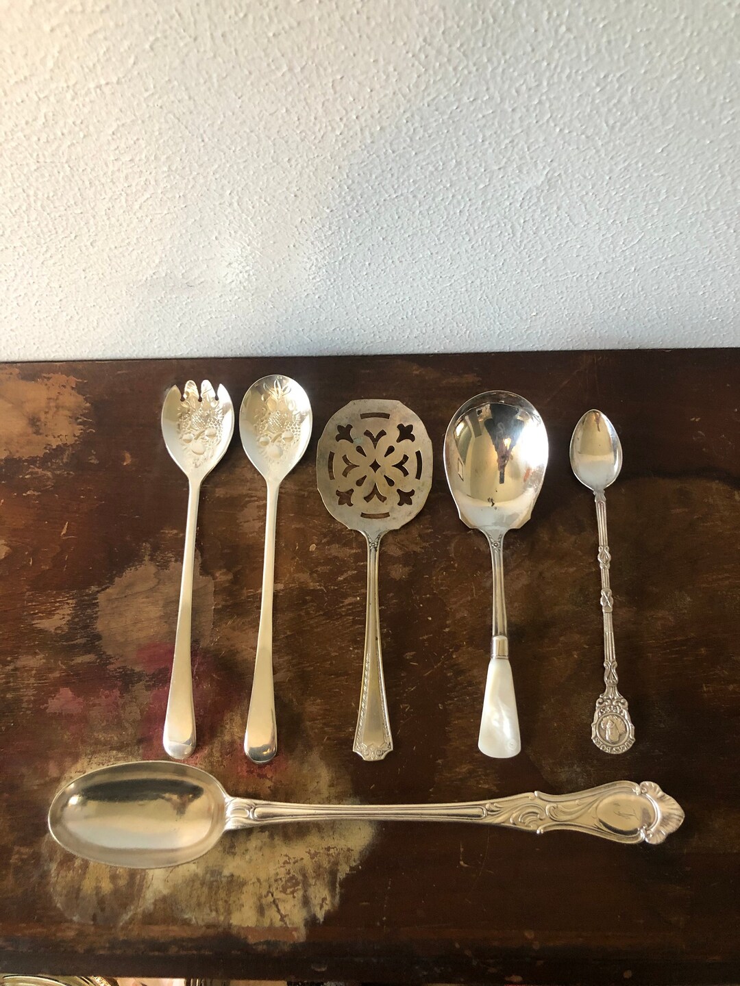 Vintage Serving Utensils YOU PICK Silverplate Sterling Silver Spoons ...
