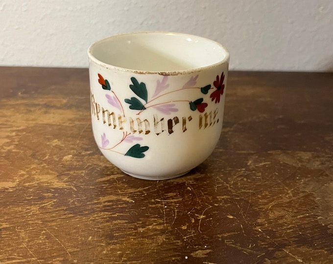 Remember Me Antique Friendship Cup Made in Germany Gold and White ...
