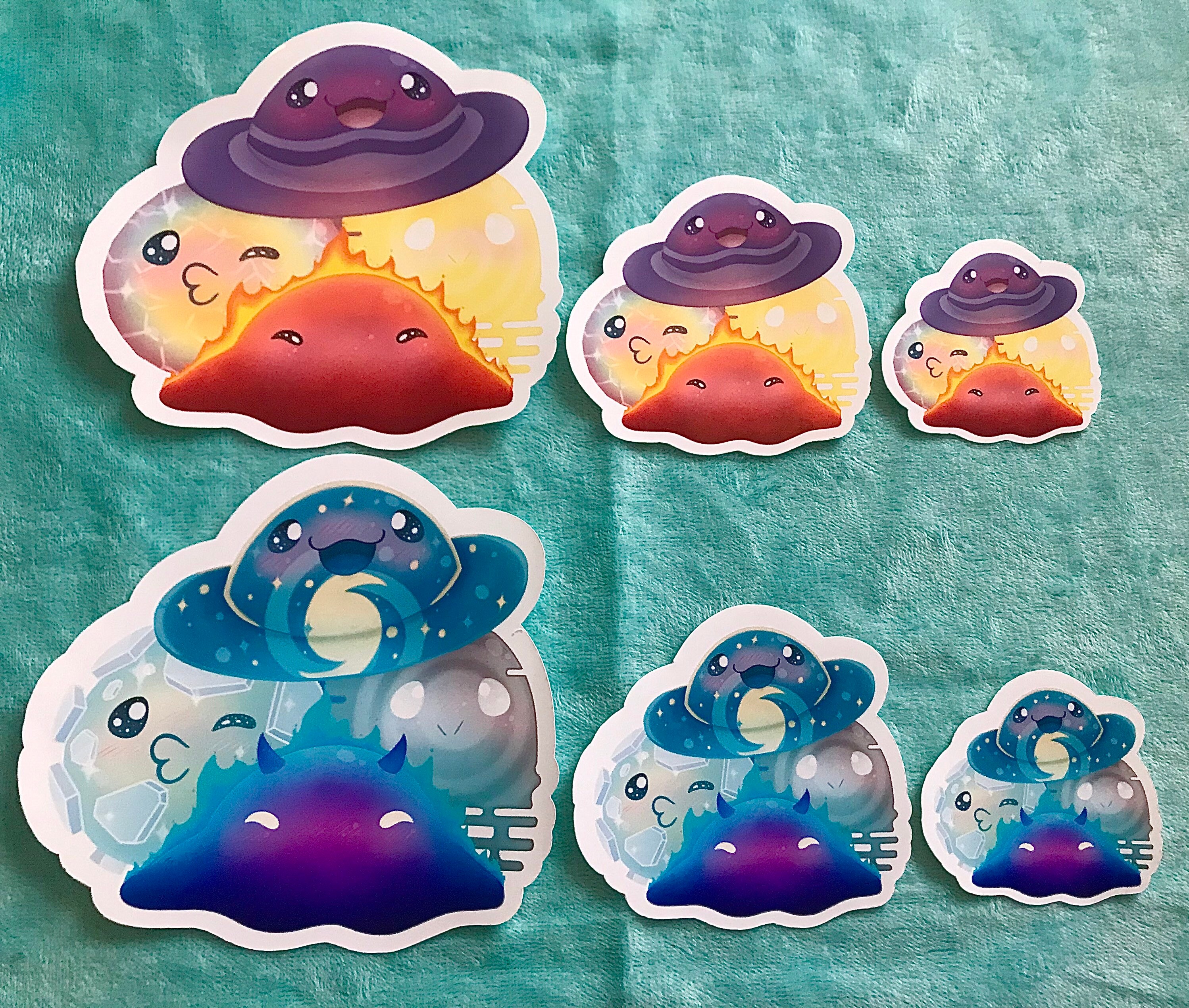 Slime Rancher Glossy Waterproof Stickers Small, Medium and Large ...