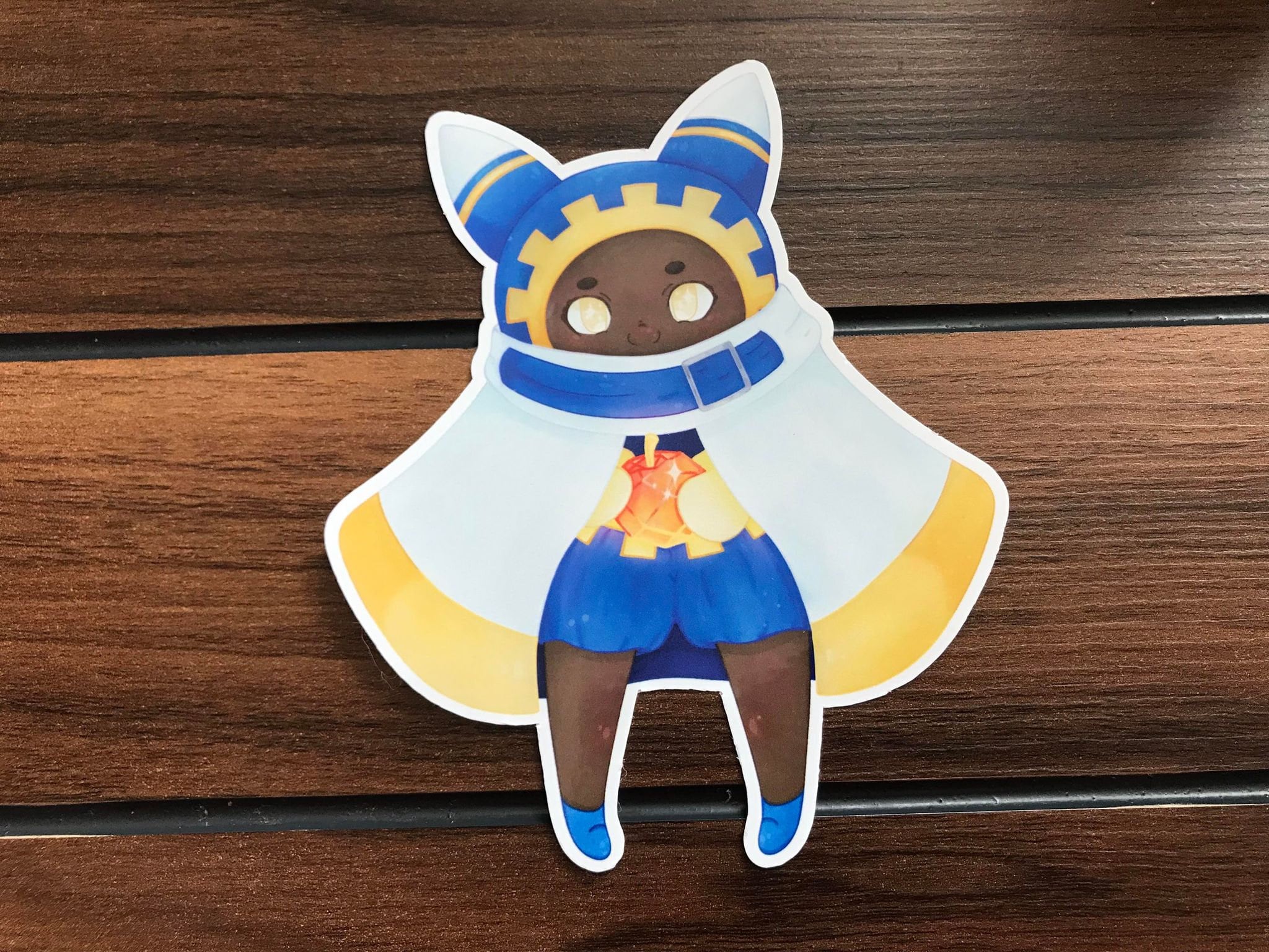 Human Magalor From Kirby Waterproof Stickers - Etsy