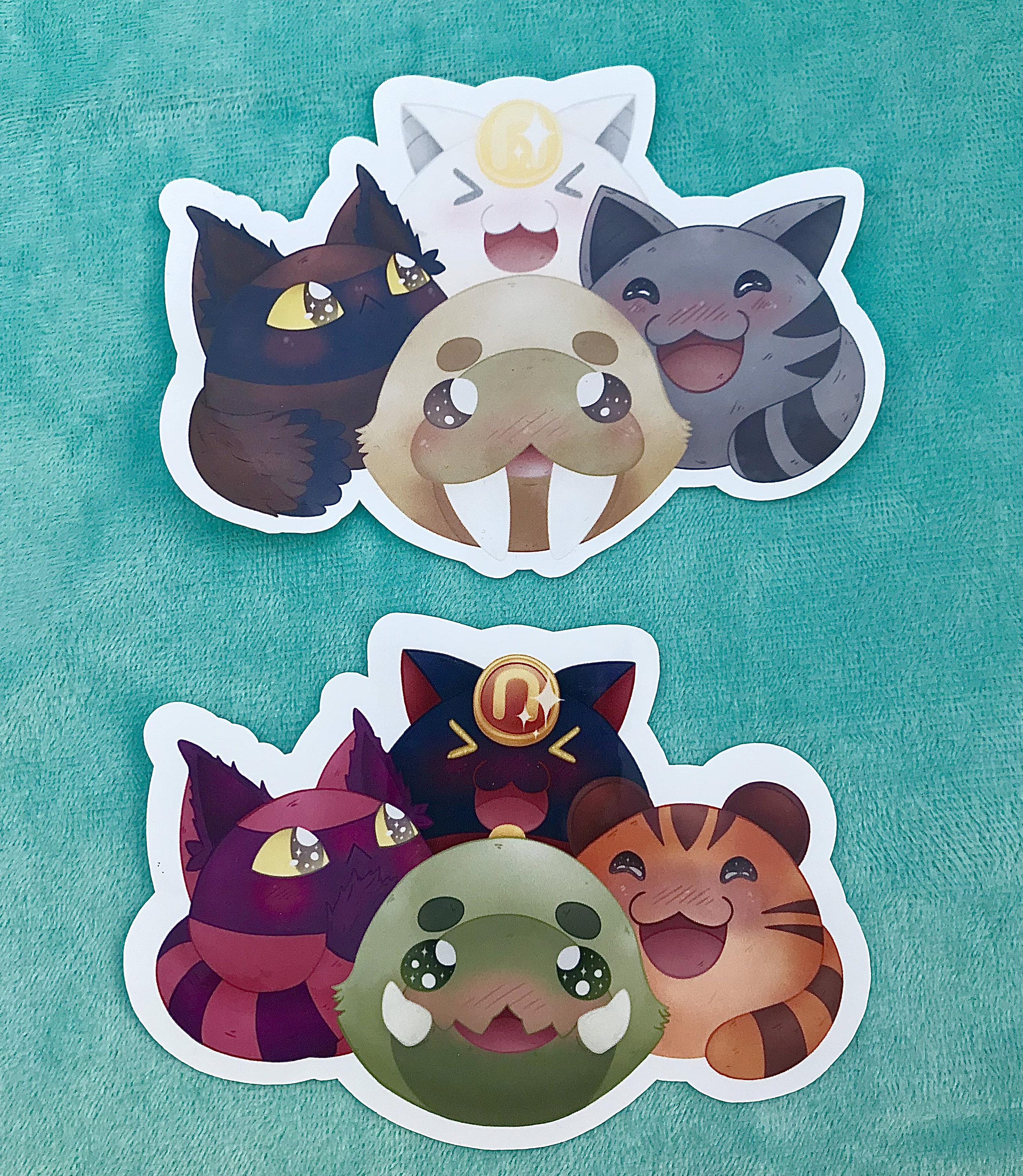 Slime Rancher Glossy Waterproof Stickers, Tabby, Hunter, Saber and ...