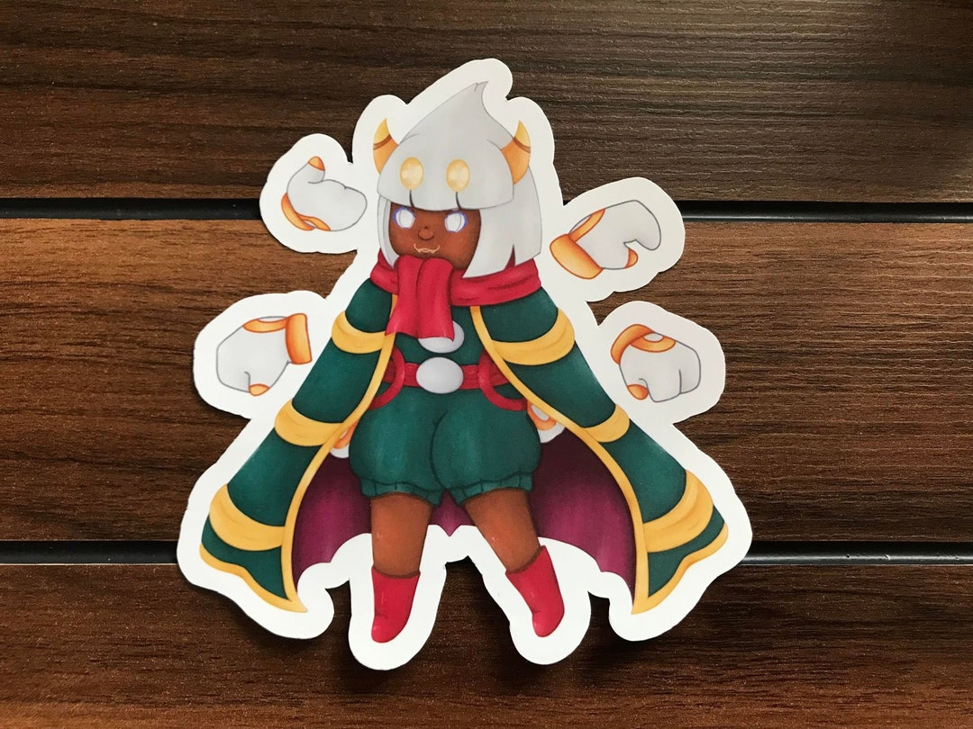 Human Taranza From Kirby Waterproof Sticker - Etsy
