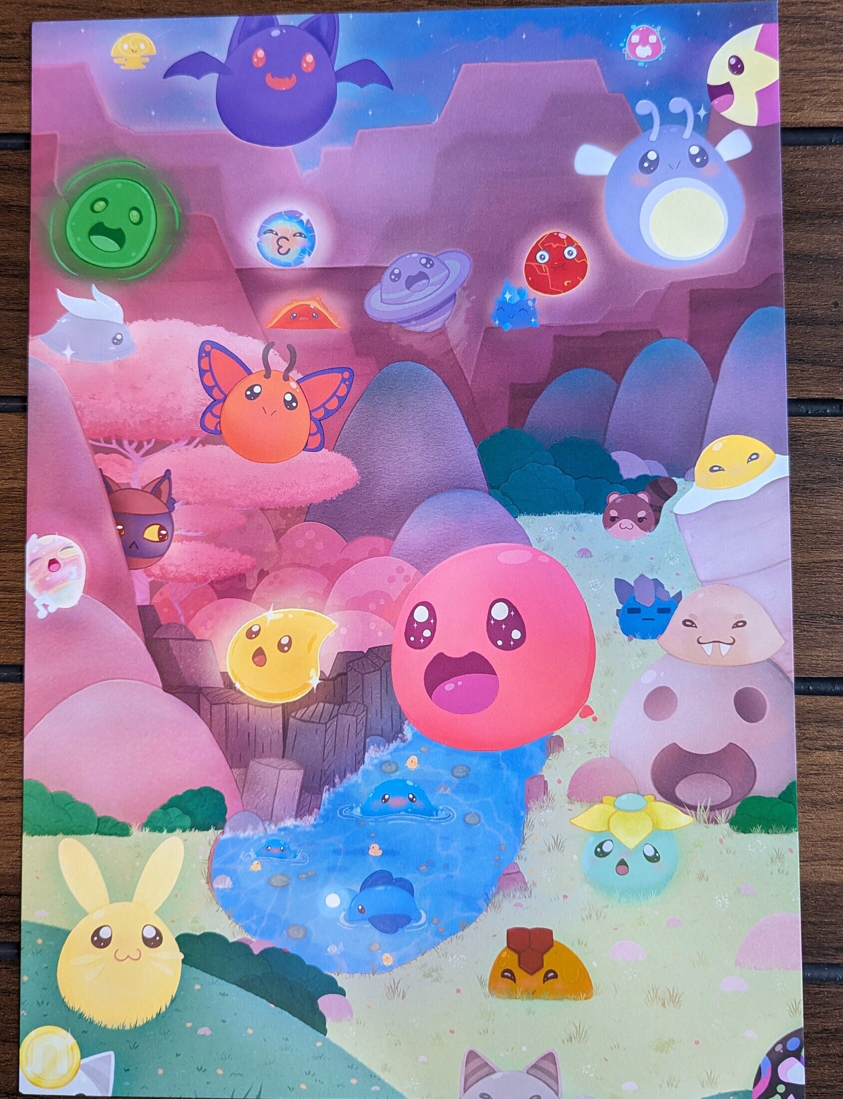 Slime Rancher Illustration A4 Art Print, Indie Video Game, Digital Art ...