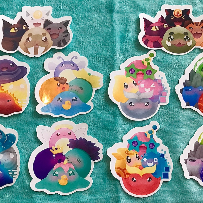 Slime Stickers - Etsy