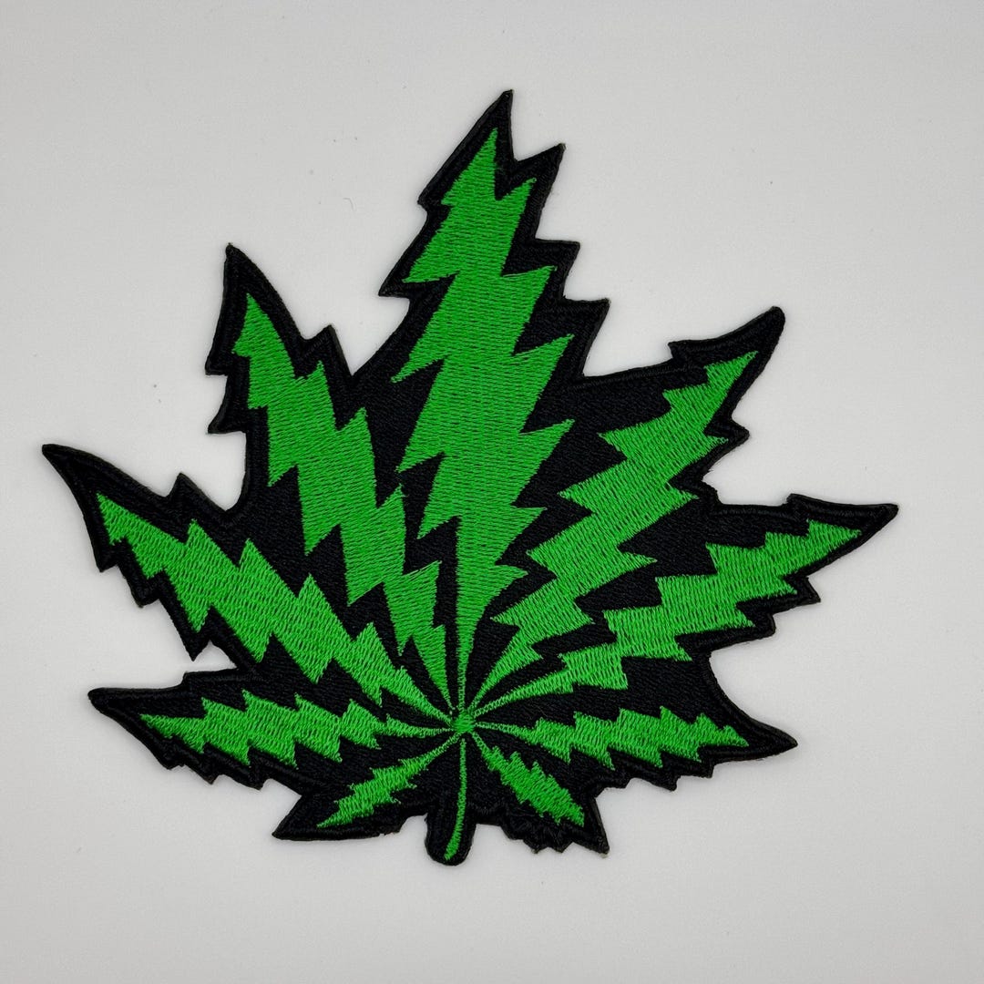 Grateful Dead Leaf Iron on Patch - Etsy