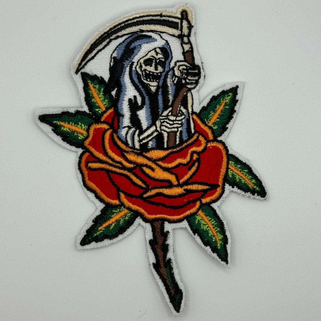 Grateful Dead Spring 90 Reaper Iron on Patch - Etsy