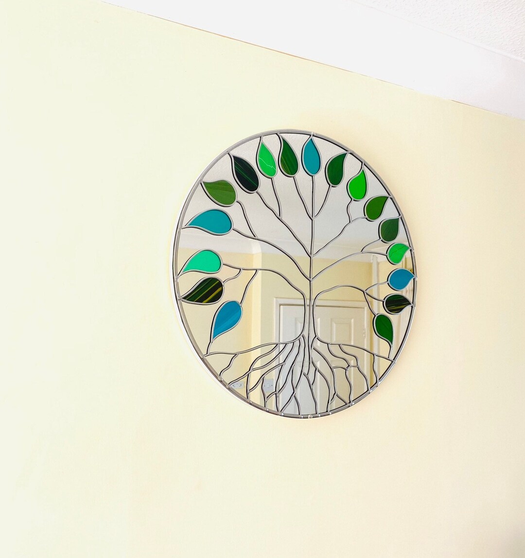 Art Deco Tree of Life Mirror - Spring Life - Etsy UK
