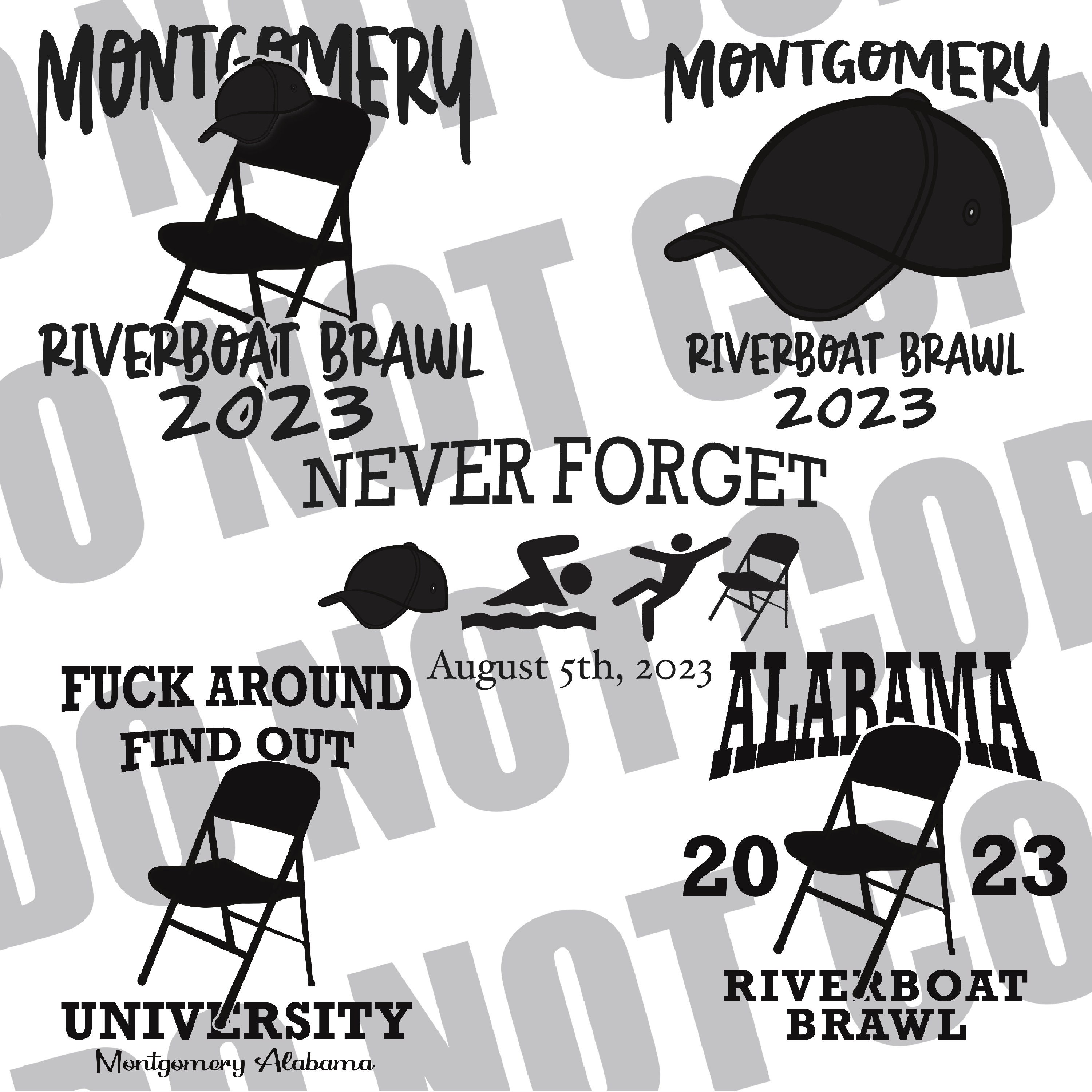 Riverboat Brawl PNG Bundle Montgomery Alabama Sublimation - Etsy