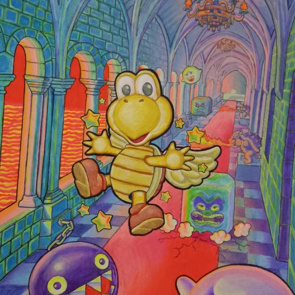 Koopa Troopa Painting - Etsy