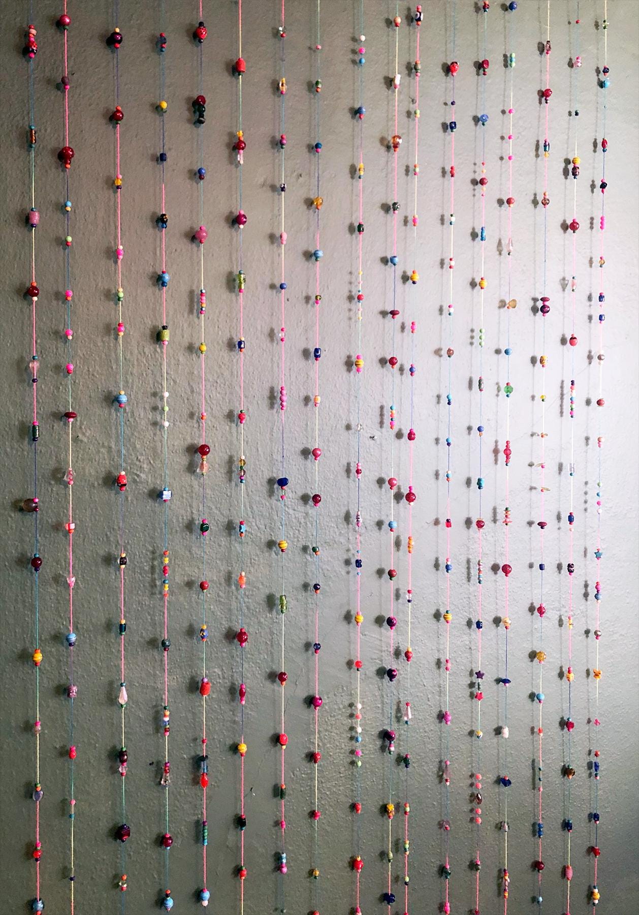 Handmade Colorful Glass Beaded Curtain Bohemian Style Door and Window ...
